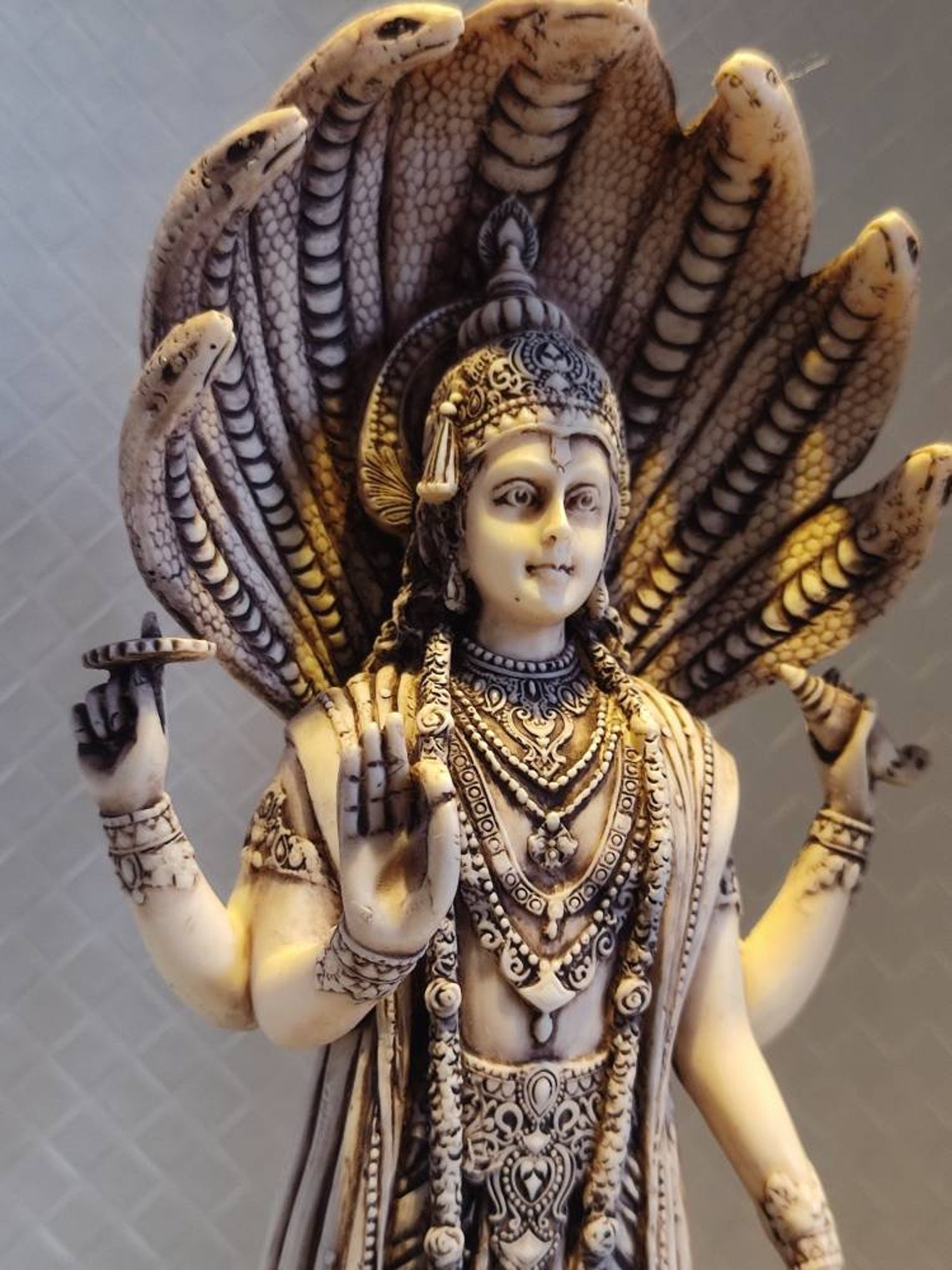 Narayana Statue Lord Vishnu Narayan Standing Idol Indian | Etsy