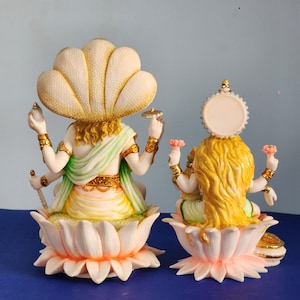 Sitting Vishnu Lakshmi Statue | Elegant Vishnu and Lakshmi Statue ...