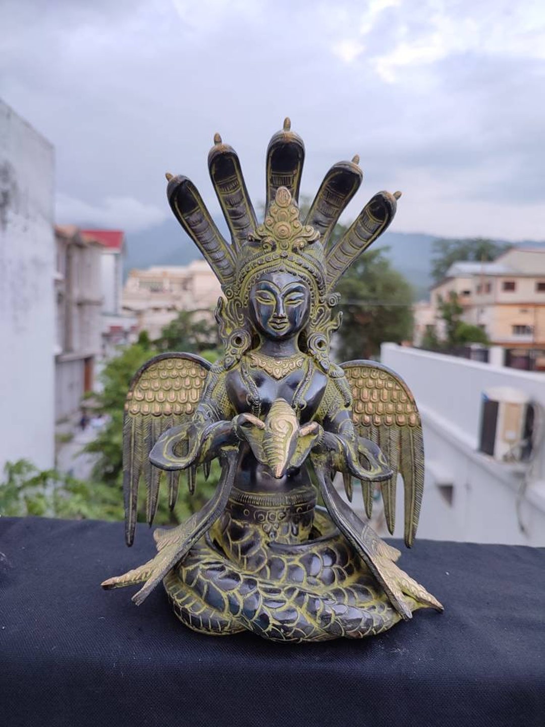 Naag Kanya Statue 10snake Goddess / Snake of the Rainbow / Guardian ...