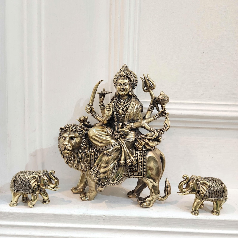 Durga Statue - Etsy UK