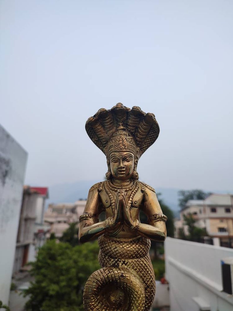 Patanjali statue 10 inch Handmade Patanjali a hindu | Etsy