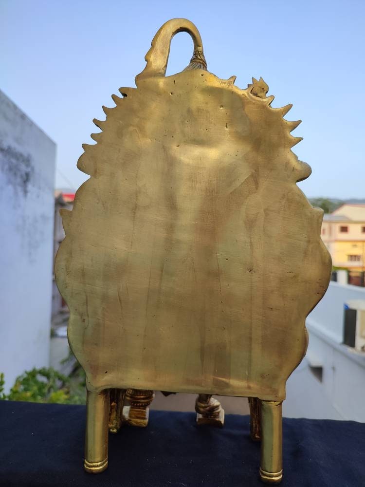 Ganesha Statue 16 inch Brass Lord Ganesh with Lord Shiva A | Etsy
