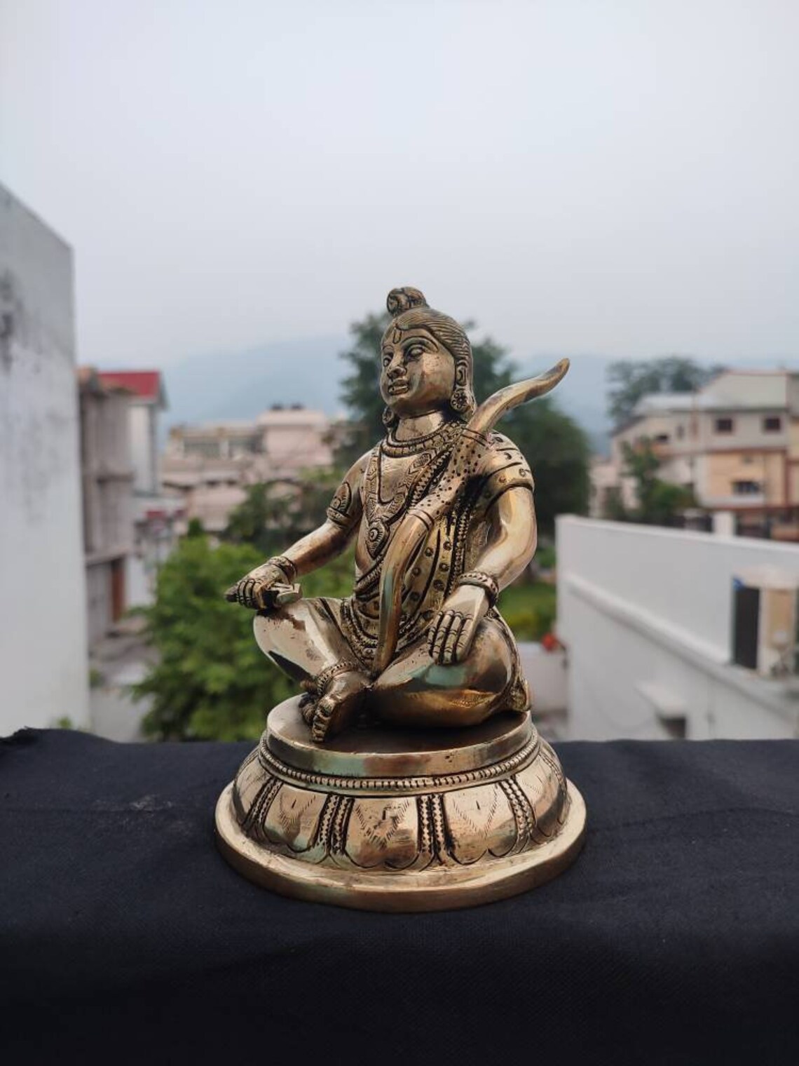 Rama Statue Brass Rama in childhood sitting Rama Idol 18 cm | Etsy
