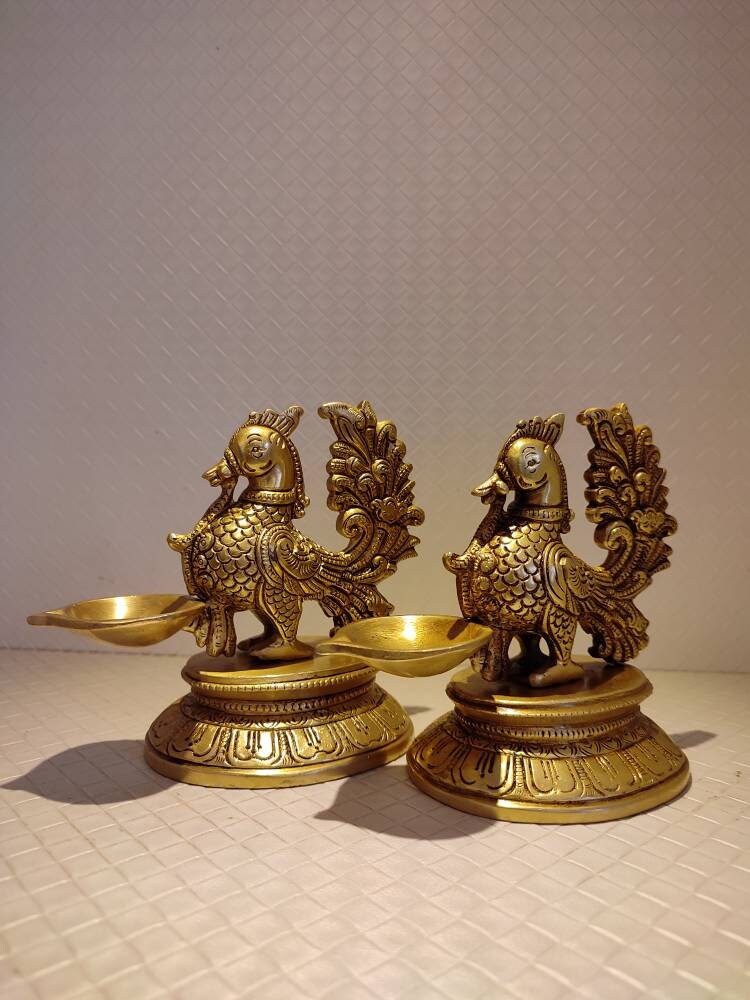 Brass Diya 12 Cm Oil Burner for Home / Office / Hotel / - Etsy