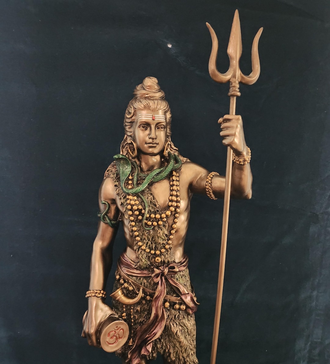Big Shiva Statue - 66 CM Bonded Bronze Standing Lord Shiva Idol | Shiv ...