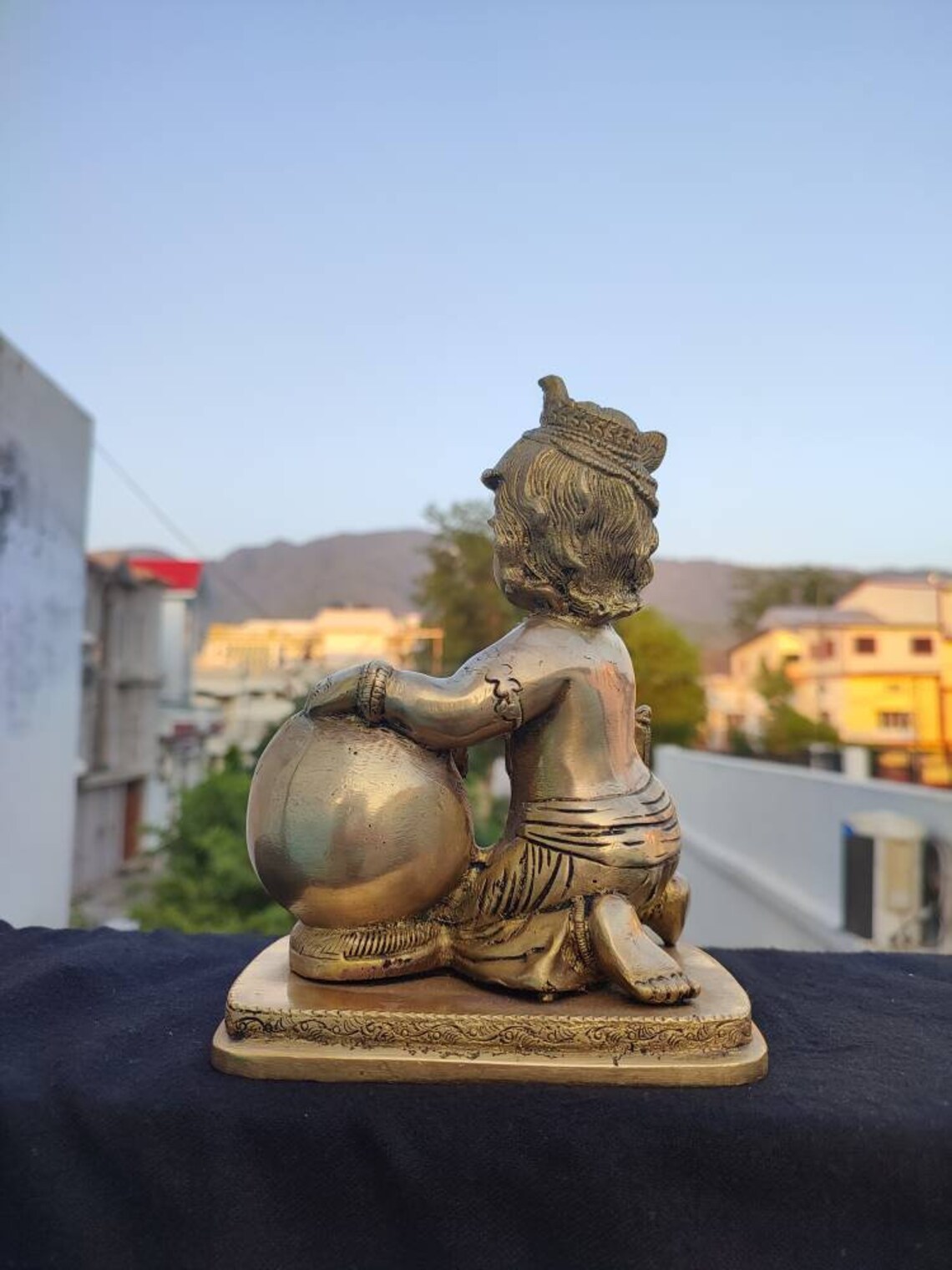 Krishna Statue Baby Krishna Statue God of Love Krishna Brass - Etsy Canada