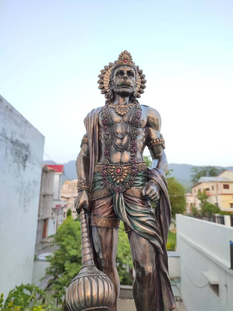 Big Hanuman Statue 24 inch Standing Lord Hanuman Idol with | Etsy