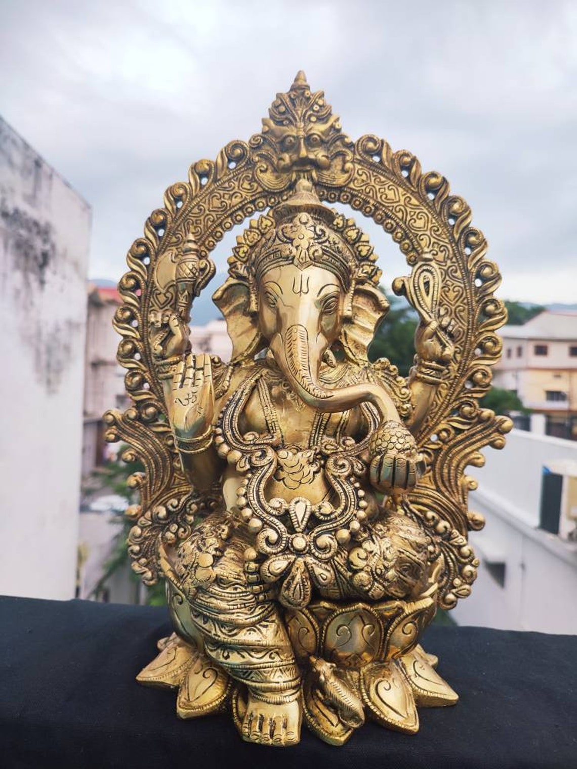 Ganesha Statue 16 Inch Lord Ganesha Statue Brass Ganesh | Etsy
