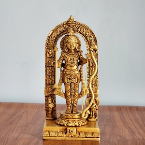 Rama Statue - Brass Rama in Childhood Standing Rama Idol 18 Cm Shri ...