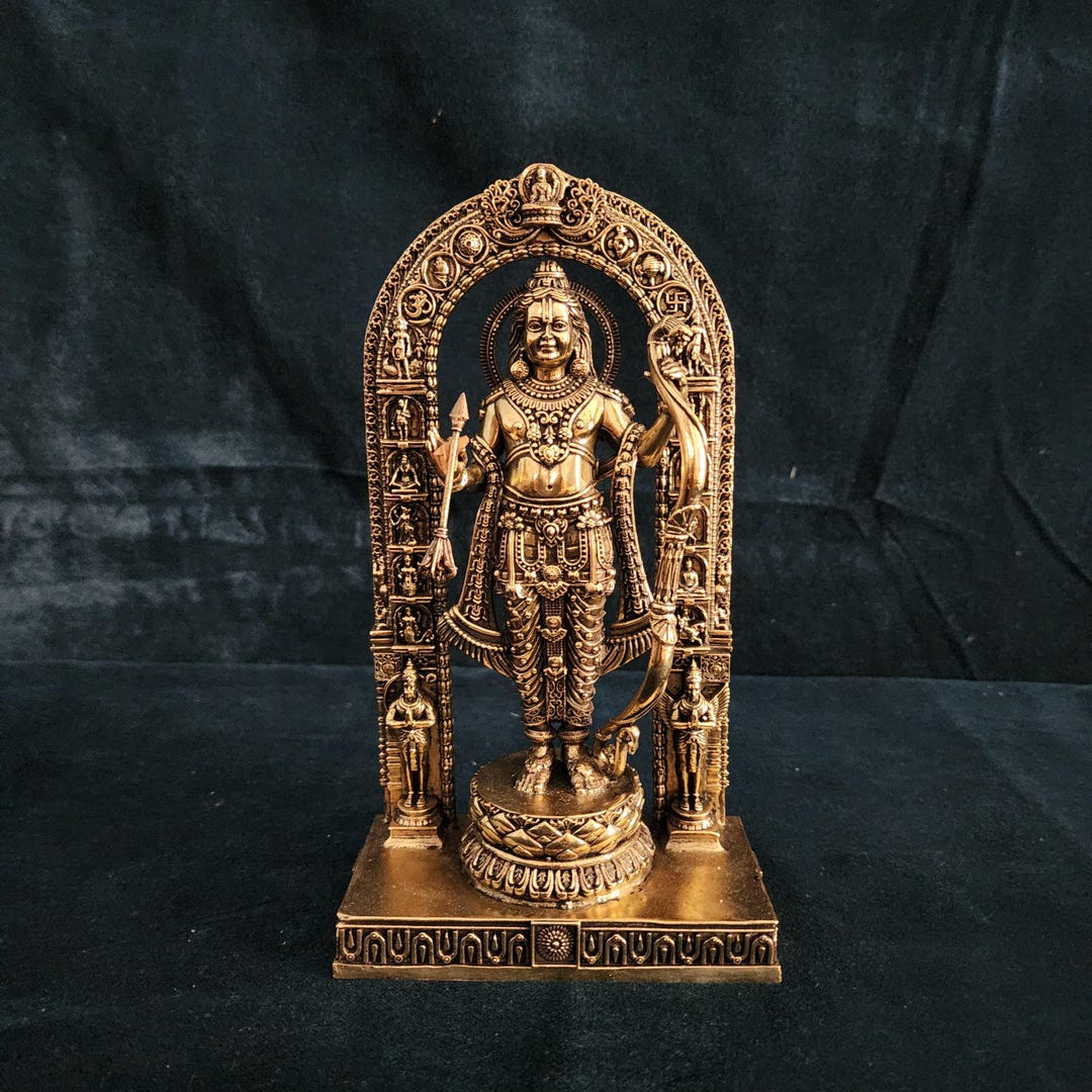Rama Statue - Superfine Brass Rama in Childhood Standing Rama Idol 28 ...