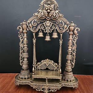 Handmade Brass God Swing: Home Temple Jhula (16/13 Inch) - Etsy