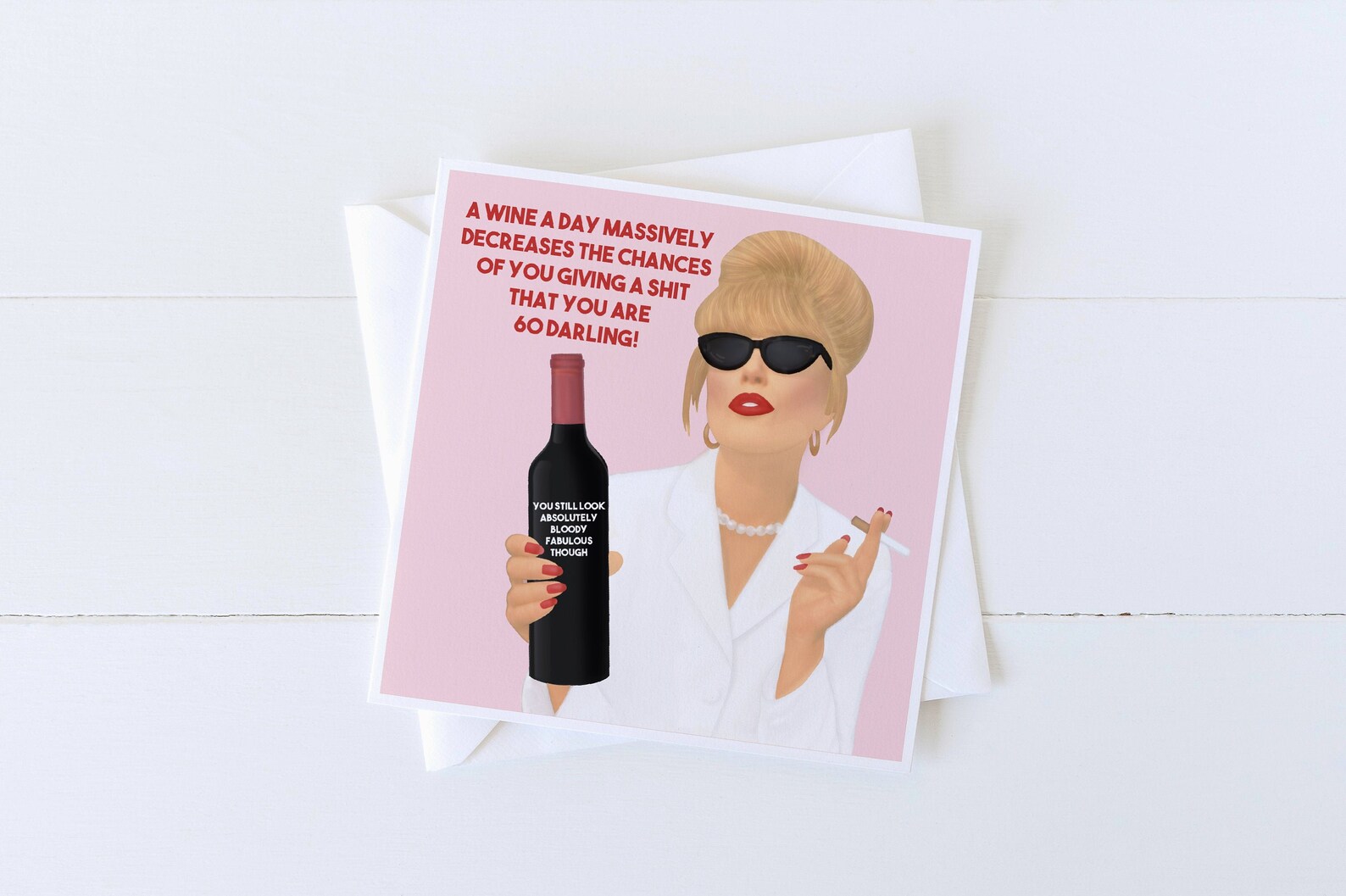 Funny Personalised Ab Fab Birthday Card / Absolutely Fabulous | Etsy