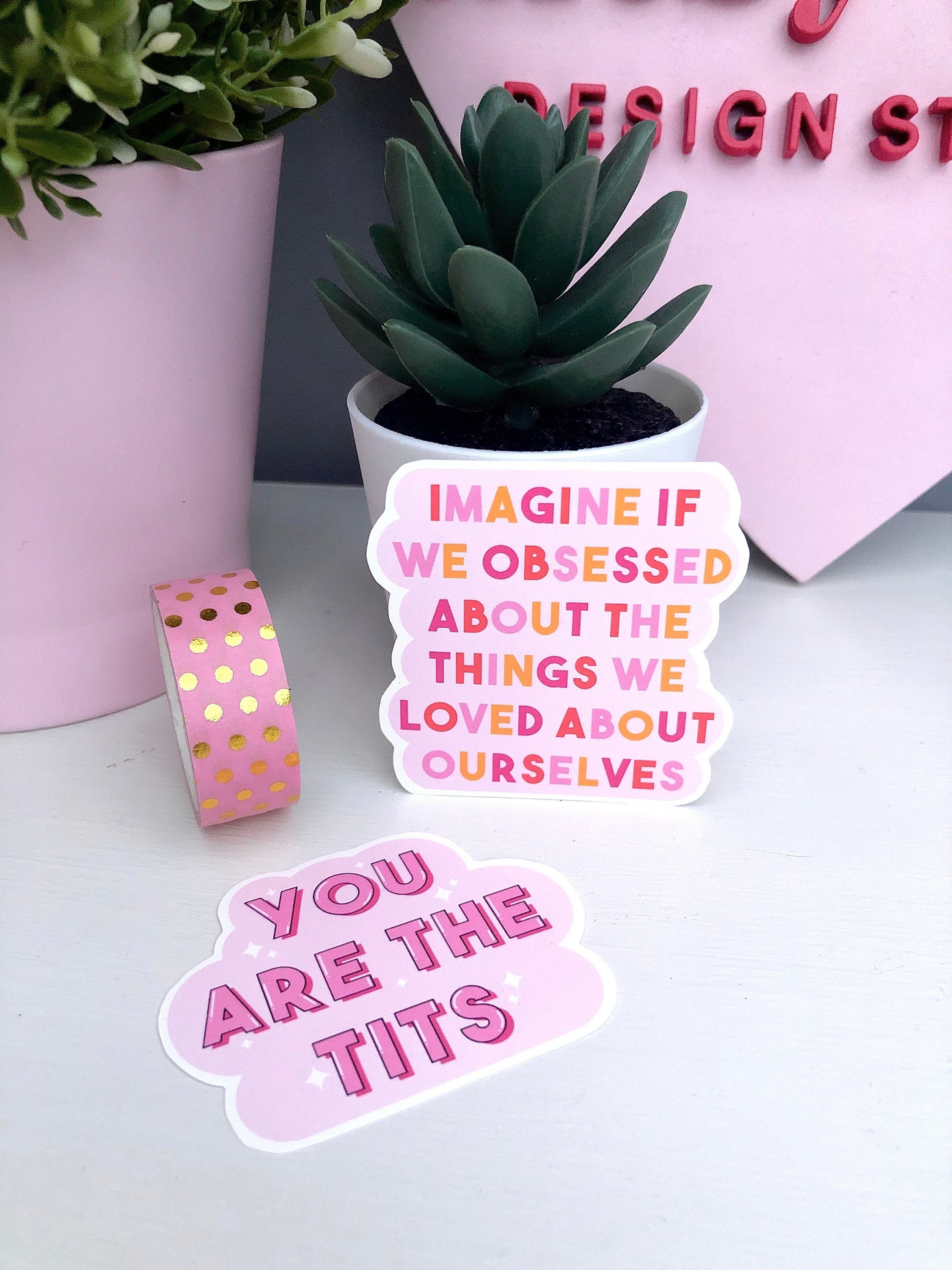 Die-Cut Decal Love Sticker Positivity Sticker Inspirational Saying You ...