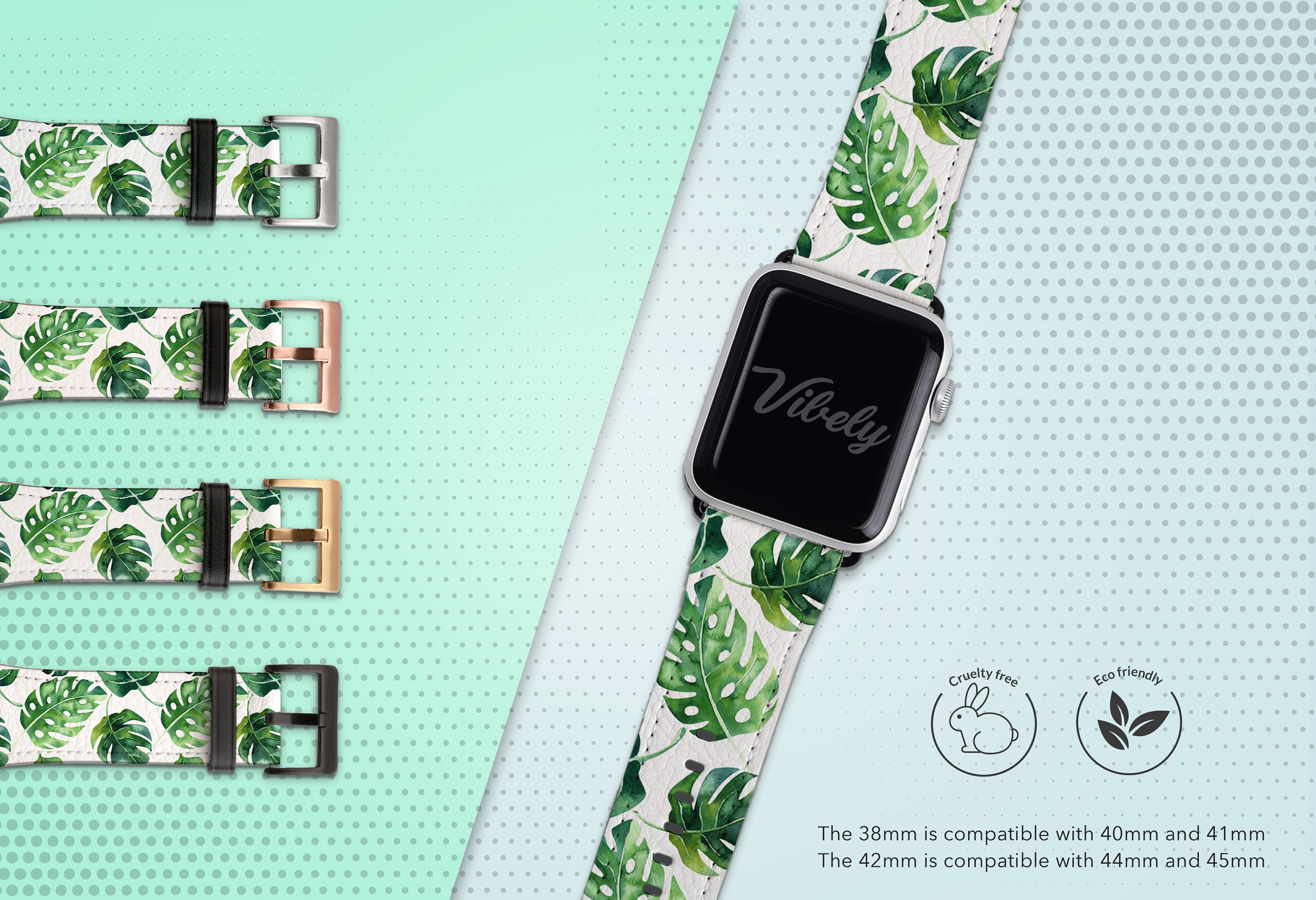 Palm Tree Print for Apple Watch Band 38/40/41 Mm 42/44/45 Mm - Etsy UK