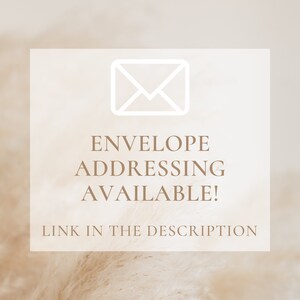 JENNA | Uninvite Wedding Invitation Card, Downsizing Wedding Guest List ...