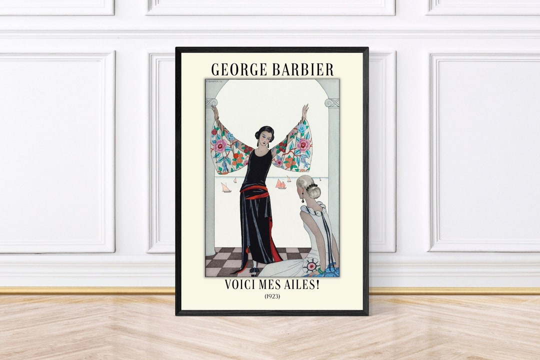 George Barbier Voici Mes Ailes Wall Art Print/poster - Etsy
