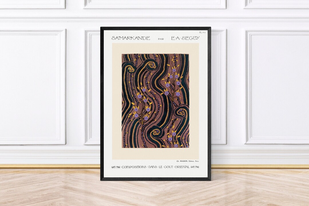 Emile-Alain Seguy Impression/poster de style Art déco, décoration de ...