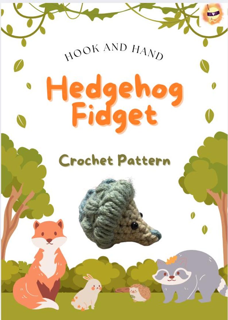 Hedgehog Fidget Crochet Pattern - Etsy