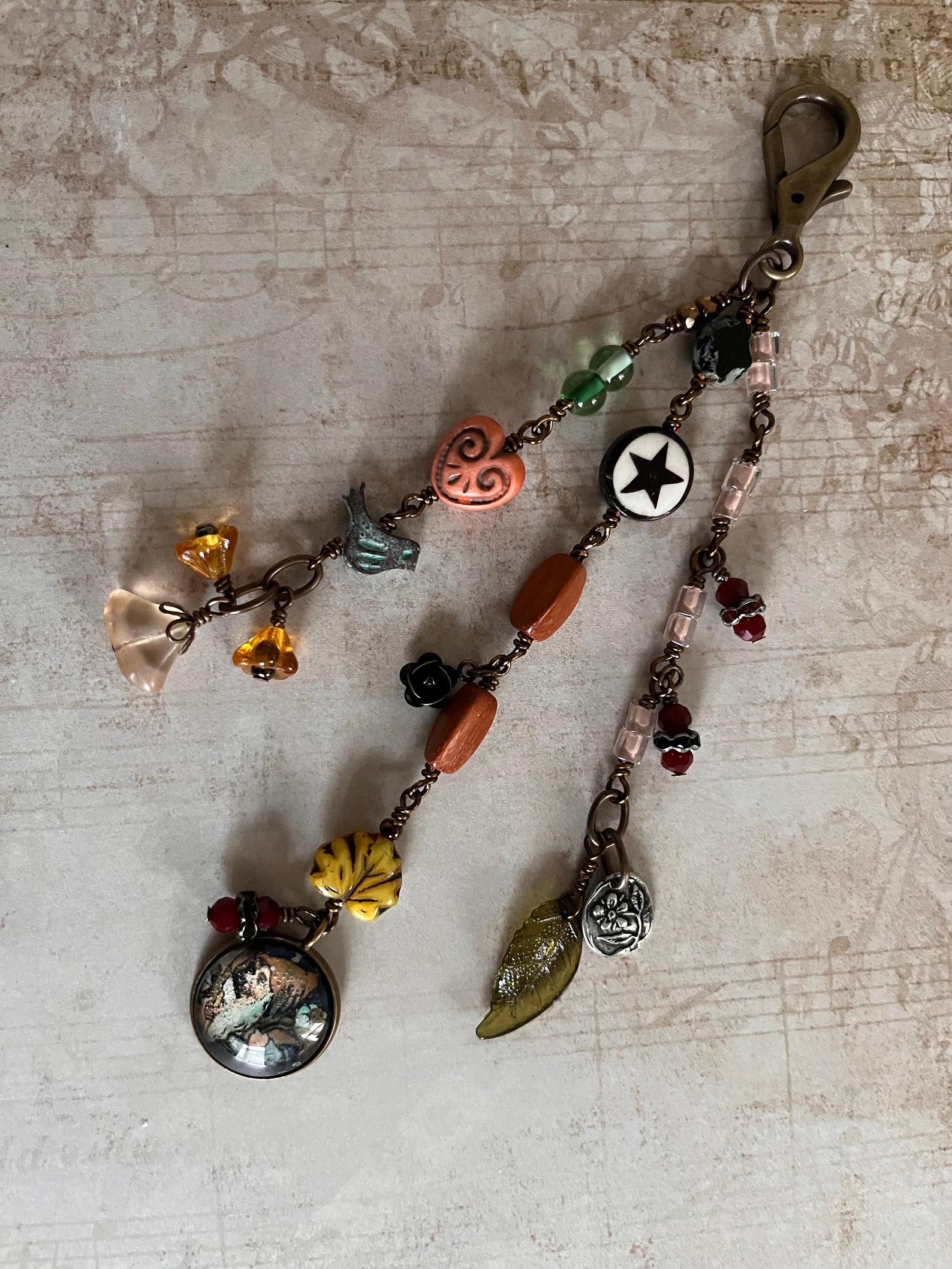 Journal Jewelry-purse Jewelry-bead Dangles - Etsy