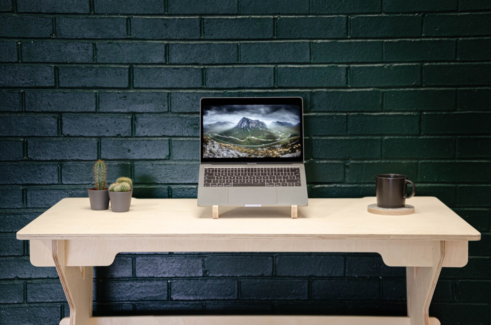 Ella Slot Together Birch Plywood Desk - Etsy