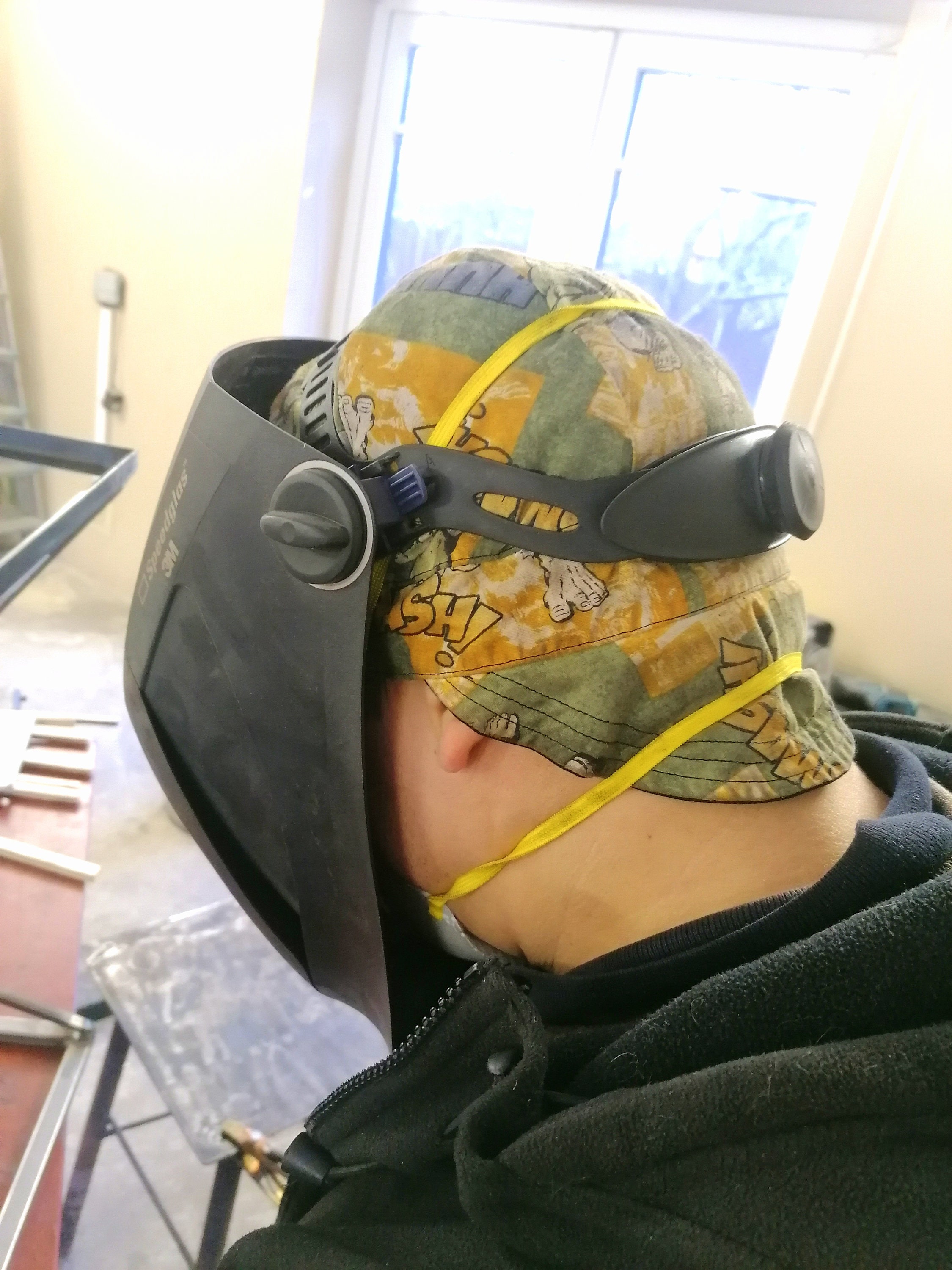 STAR WARS Welding Cap, Reversible Welding Cap, 100% Cotton Cap, Red ...