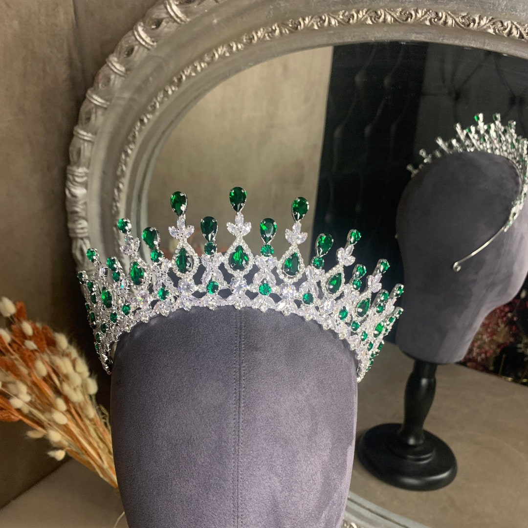 Swarovski Zircon Hair Accessories, Rhinestone Wedding Tiara, Silver ...