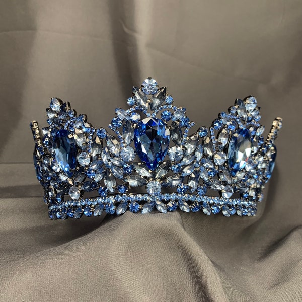 Royal Blue Crown - Etsy