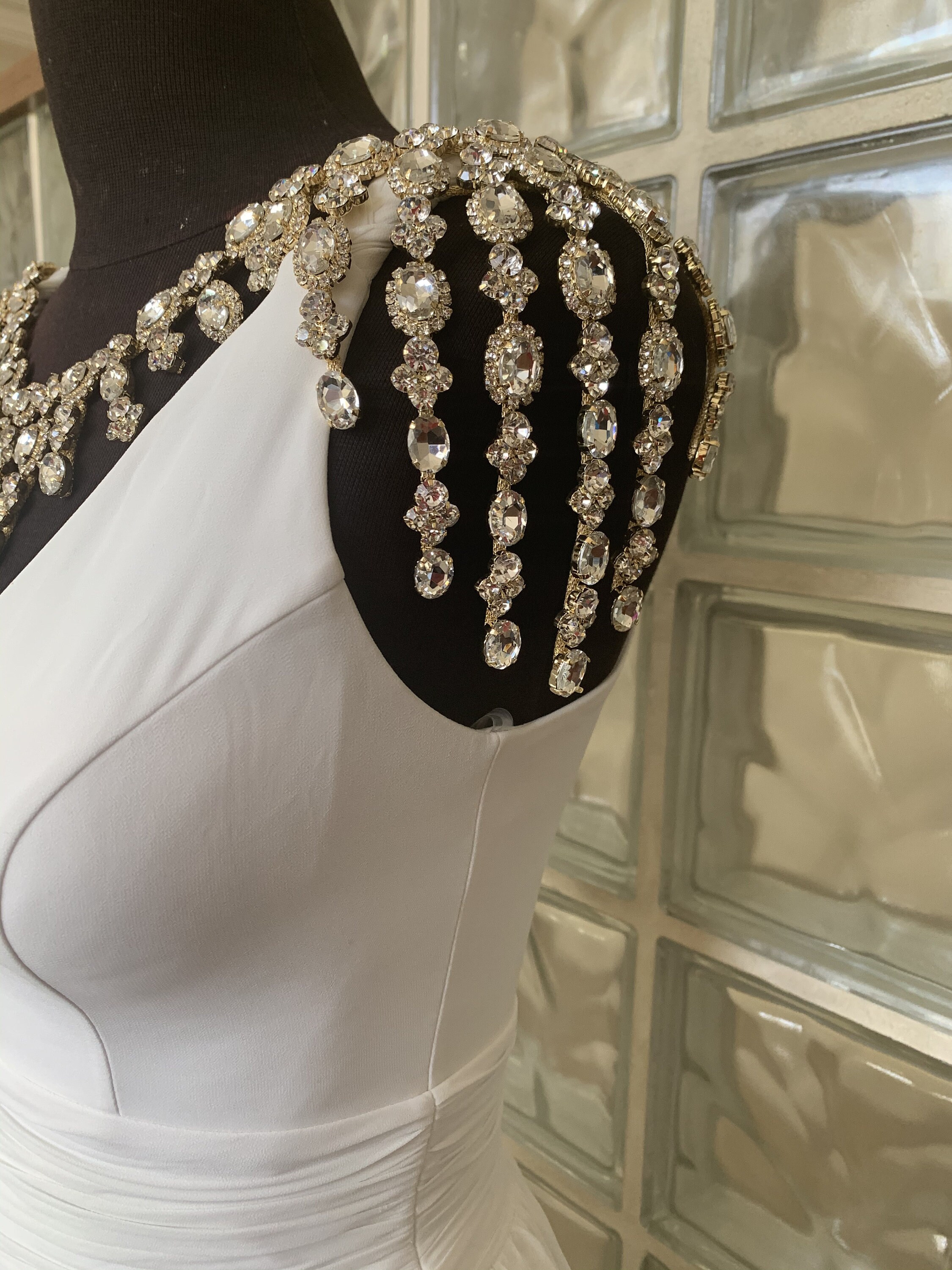 Bridal Shoulder Necklace Shoulder Chain Wedding Body - Etsy