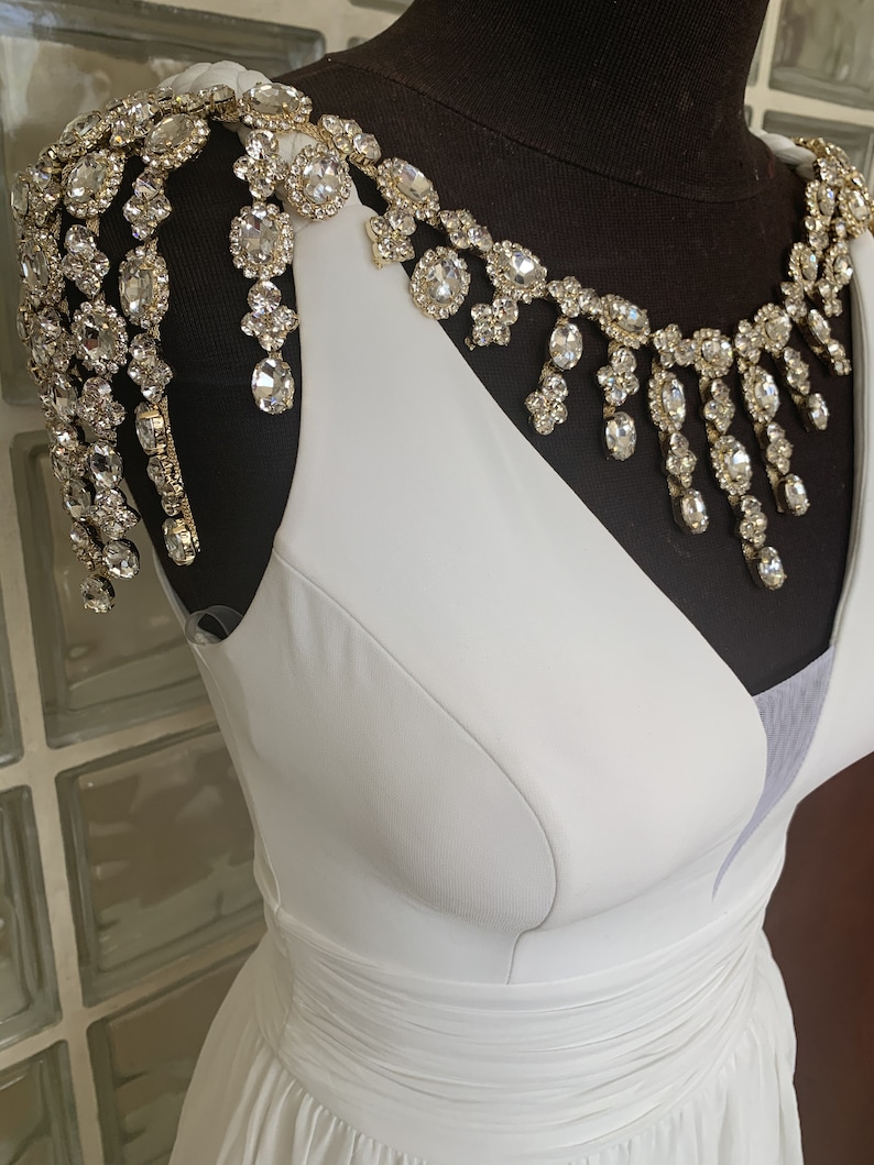 Bridal Shoulder Necklace Shoulder Chain Wedding Body - Etsy