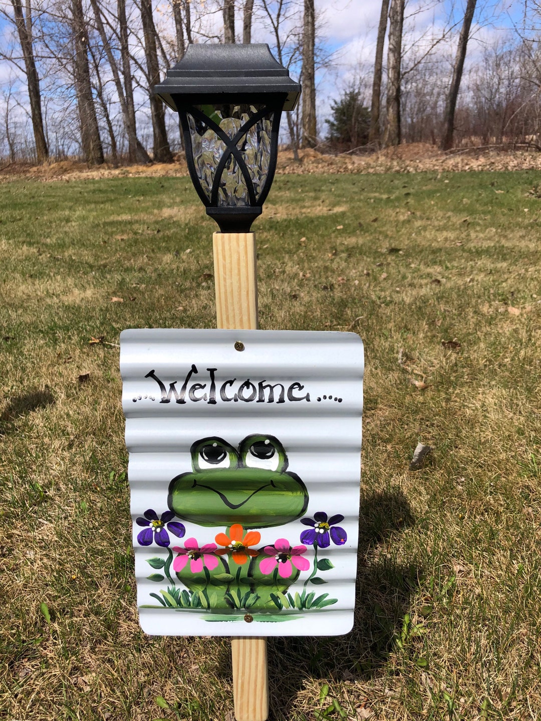 Frog Sign - Etsy