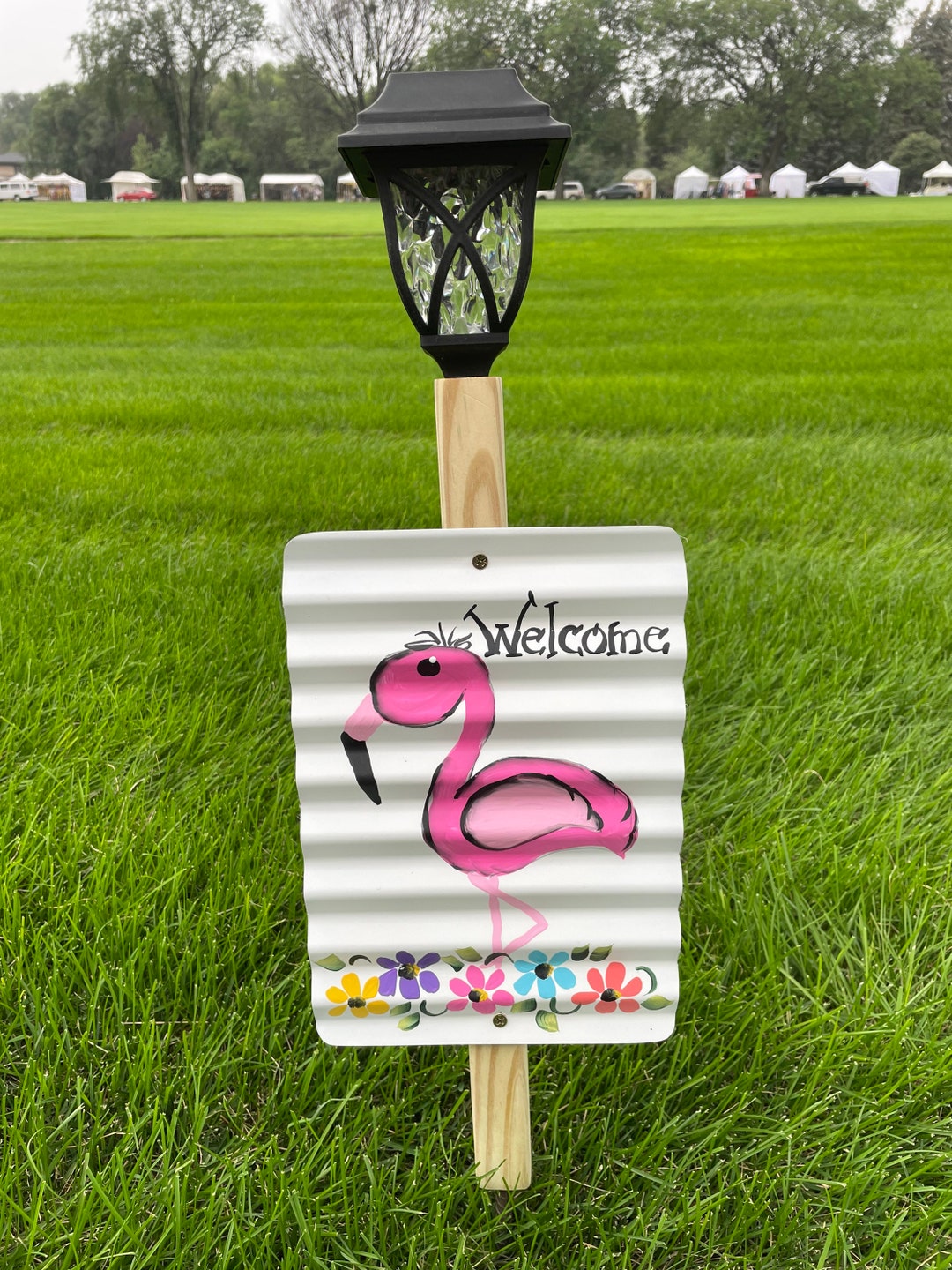Flamingo Sign. - Etsy