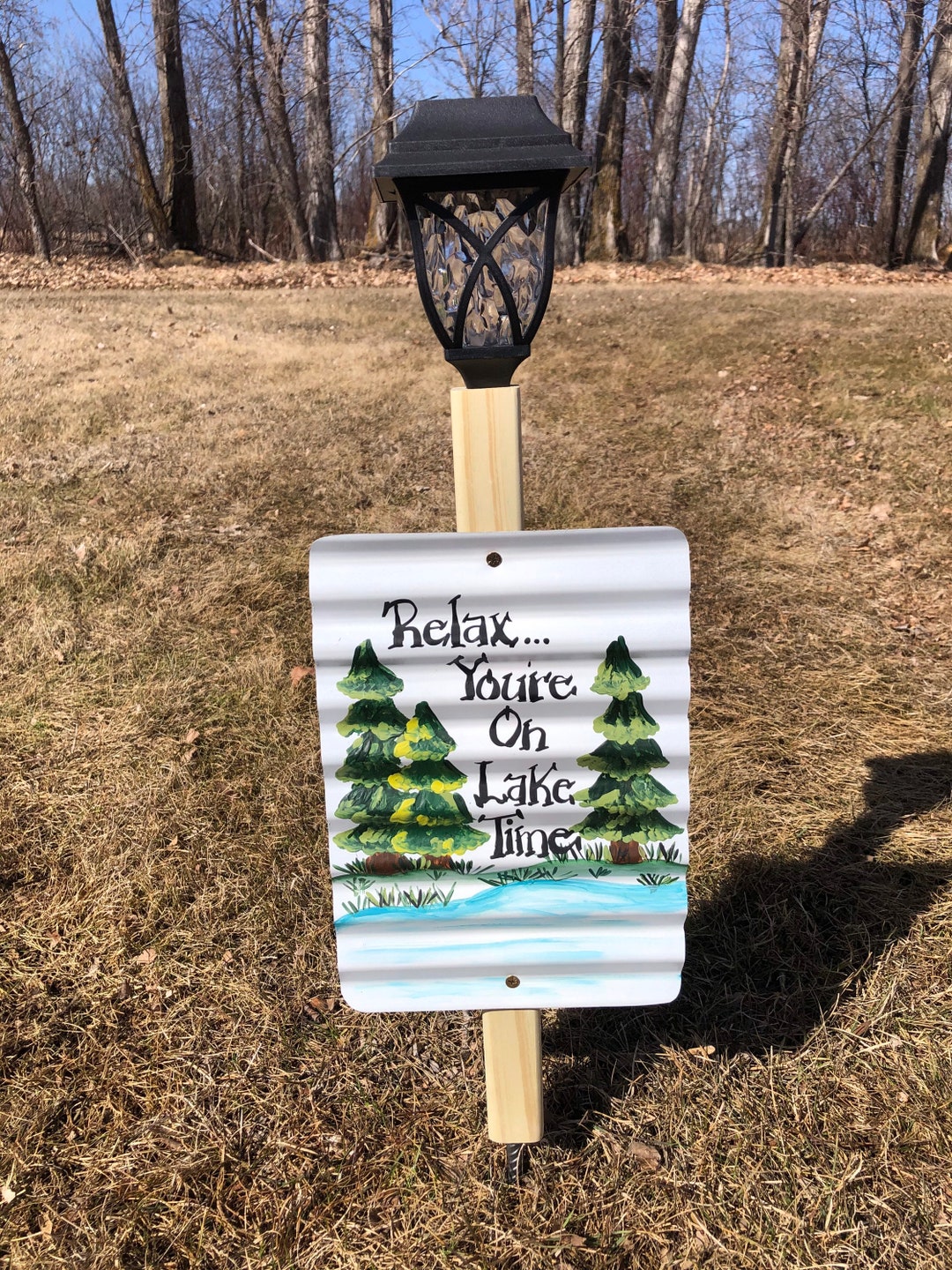 Lake Sign - Etsy
