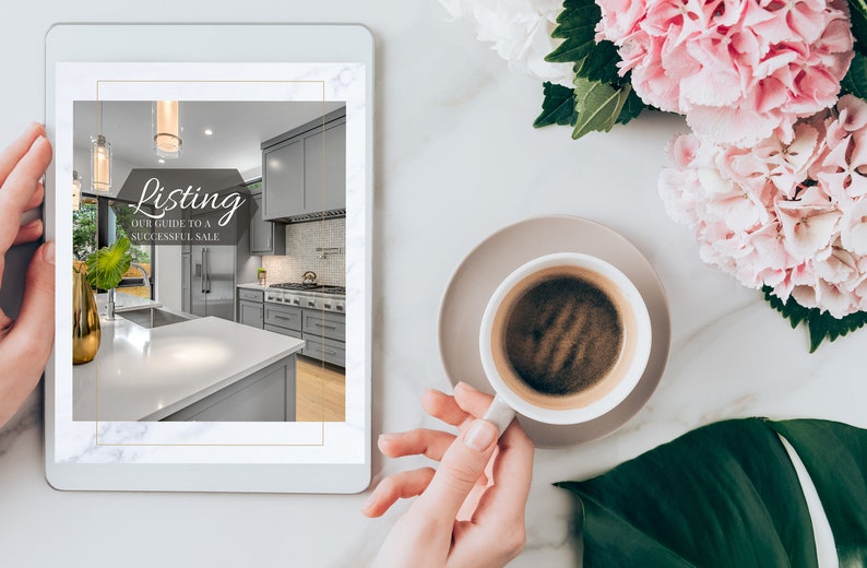 Real Estate Listing Presentation, Printable Sales Guide (portrait ...