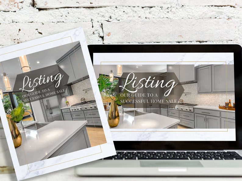 Real Estate Listing Presentation, Printable Sales Guide (portrait ...