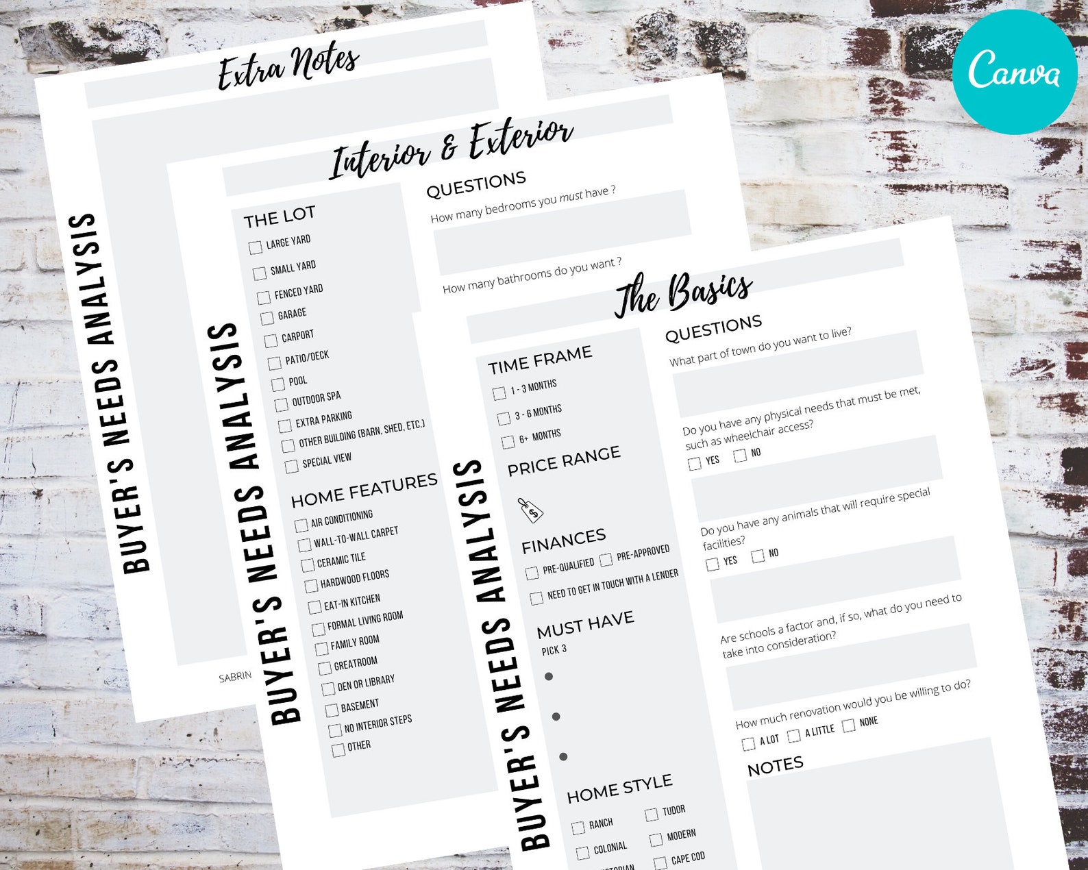 Real Estate Buyer's Needs Analysis, Real Estate Home Buyer, Real Estate ...