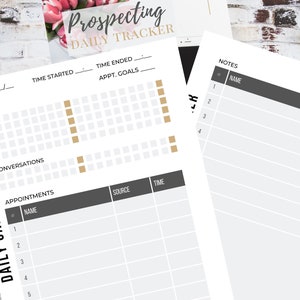 Top Producer Call Tracker, Prospecting, Daily Call Tracker, Real Estate ...