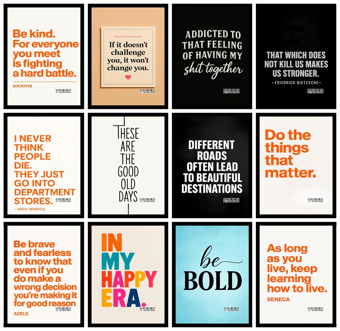 Resilient Soul Bold Journey – A3 A4 A5 Motivation Posters - Etsy