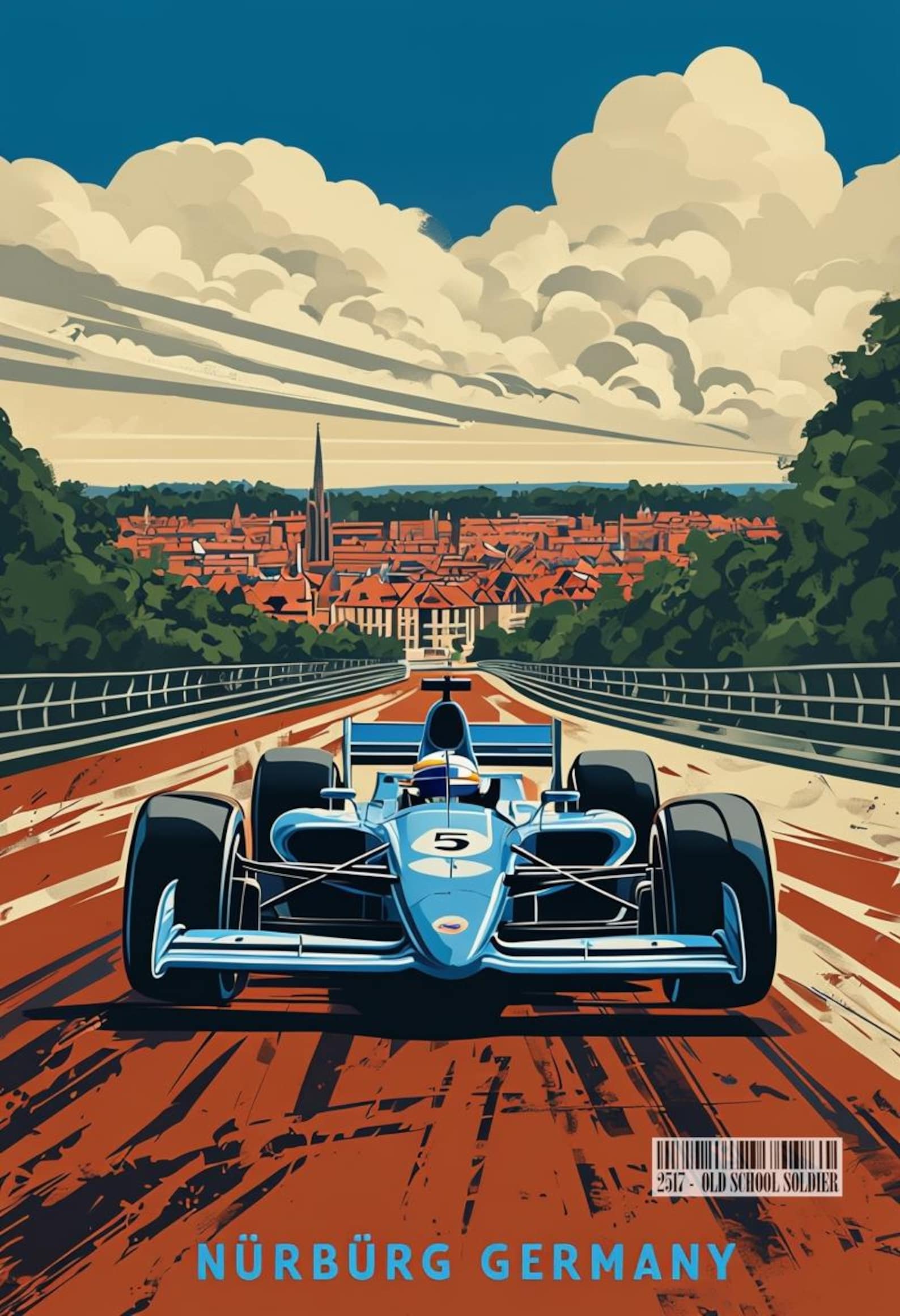 Iconic International Racing Circuits – A3 A4 A5 Formula 1 Racing ...