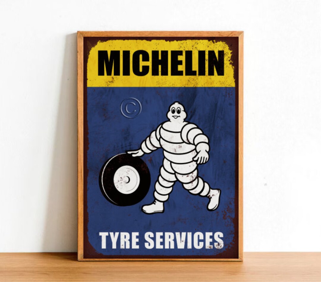 Retro Tires Advertisement Poster Print, Vintage Car Tyres Automobile ...