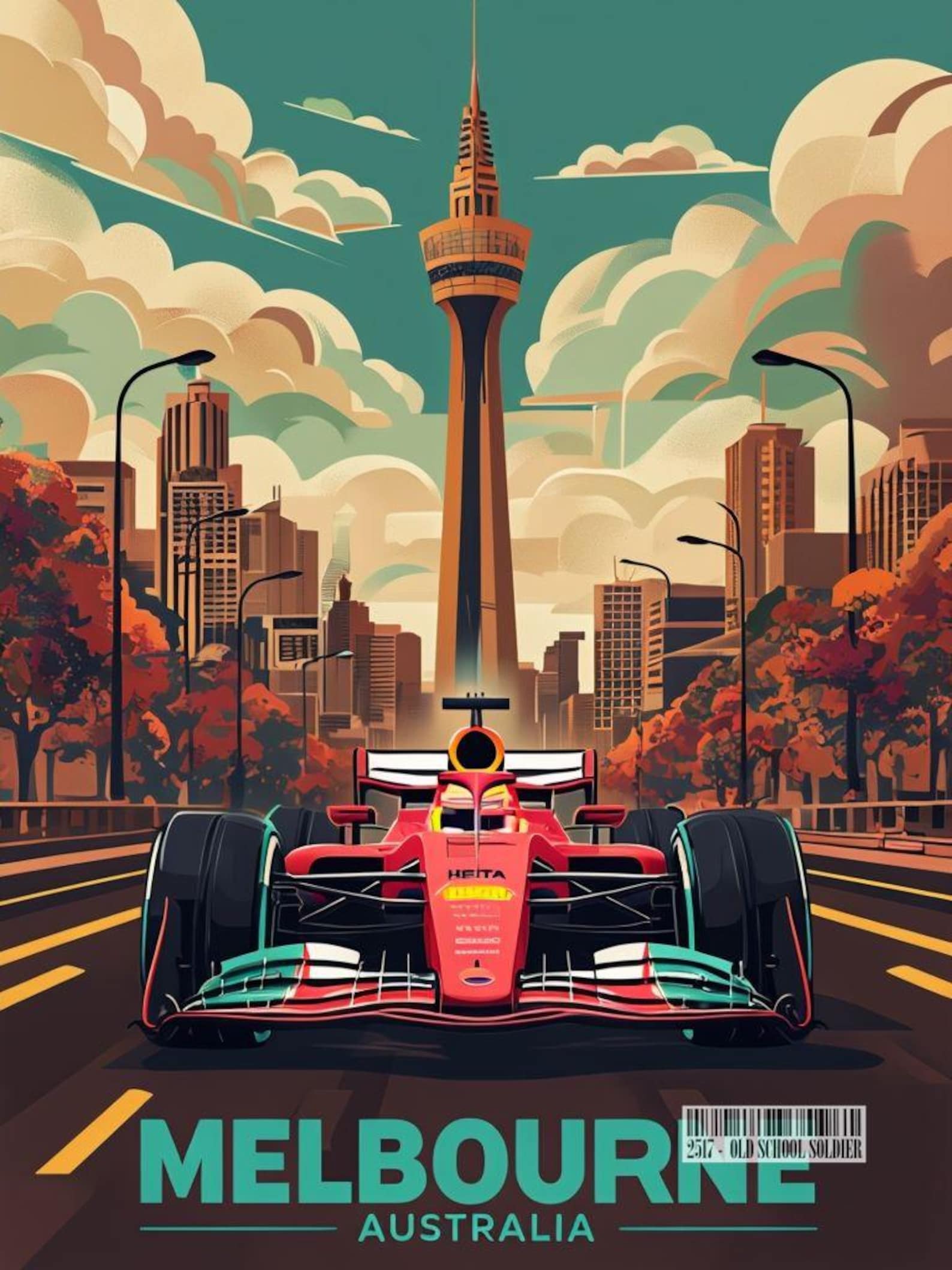 Iconic International Racing Circuits – A3 A4 A5 Formula 1 Racing ...