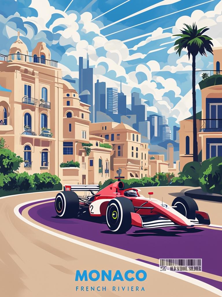 Iconic International Racing Circuits – A3 A4 A5 Formula 1 Racing ...