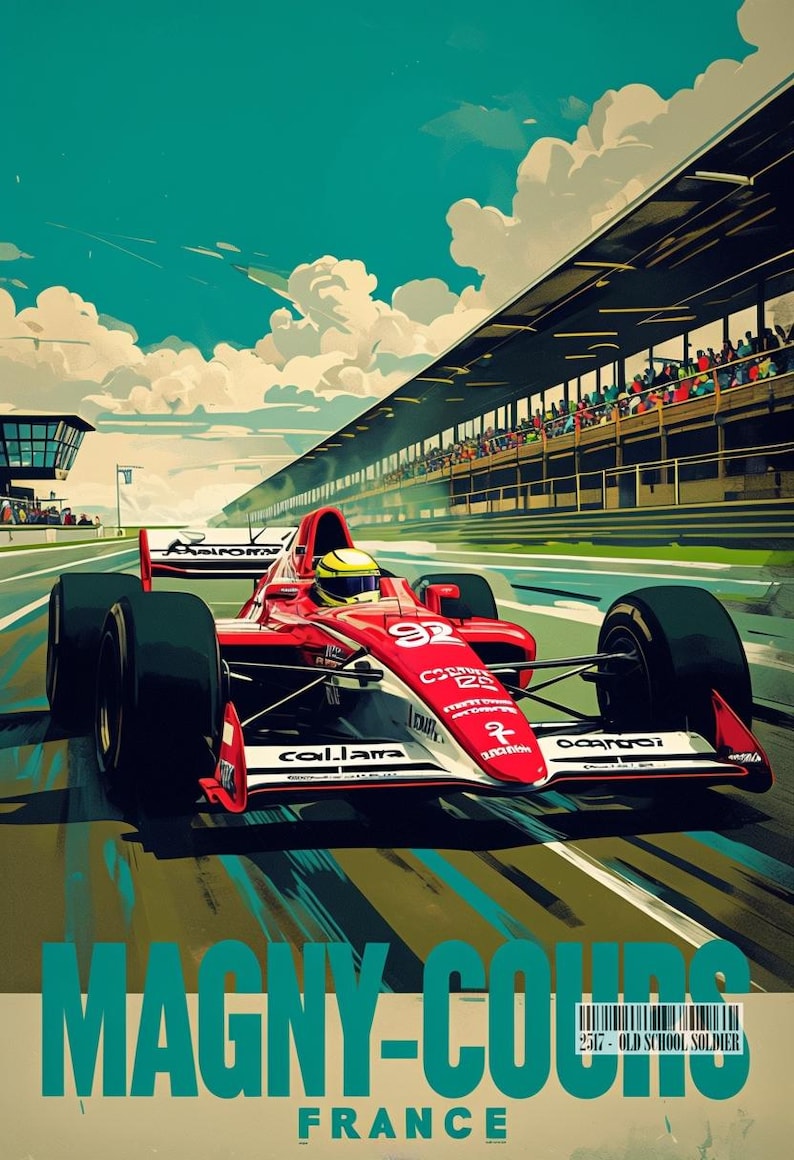 Global Grand Prix Racing Circuits – A3 A4 A5 Formula 1 Racing Posters ...