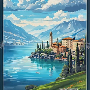 Italian Scenic Landscapes – A3 A4 A5 Travel City Posters - Etsy