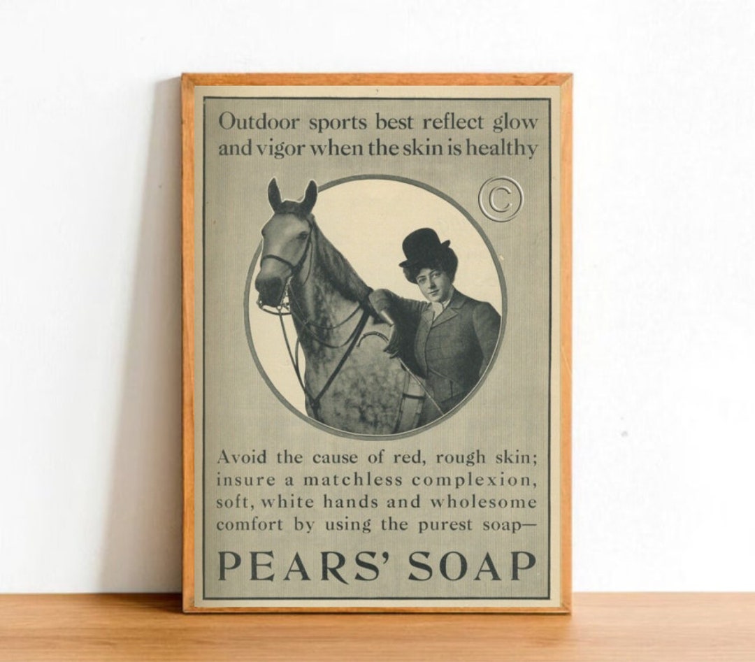 Vintage Pears Soap Advertisement Poster Print - A4 Size - Etsy