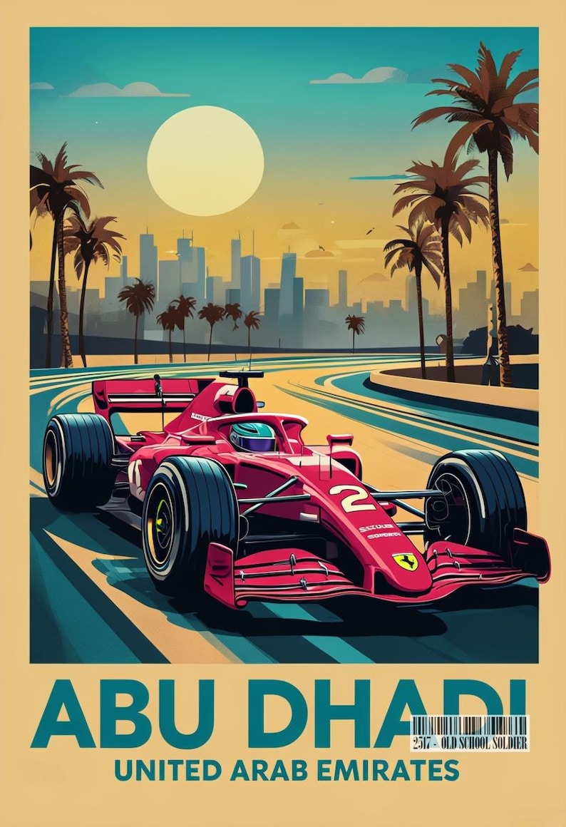Global Grand Prix Racing Circuits – A3 A4 A5 Formula 1 Racing Posters ...