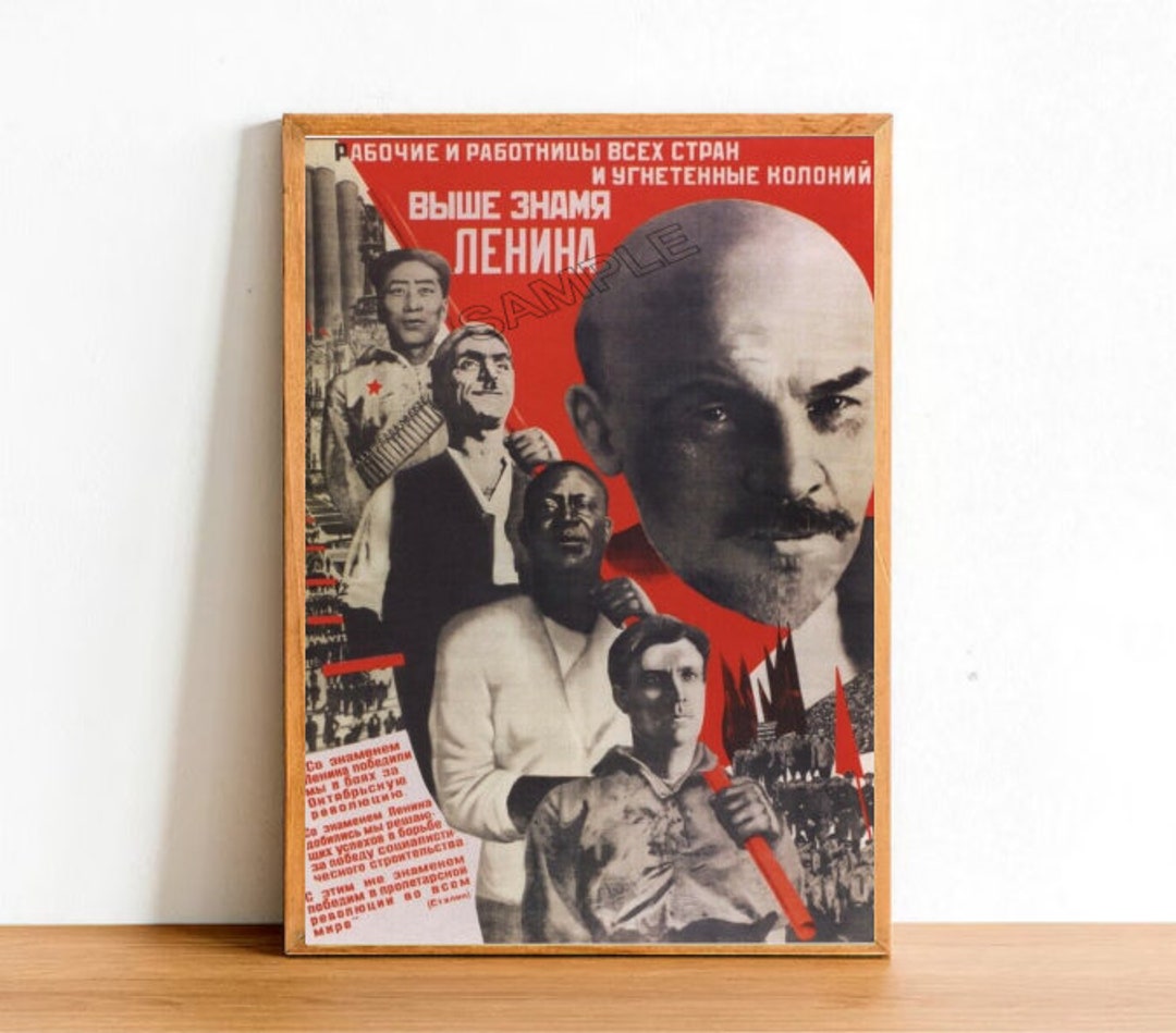 Russian Soviet Propaganda Poster, Vintage Communism USSR Military Print ...