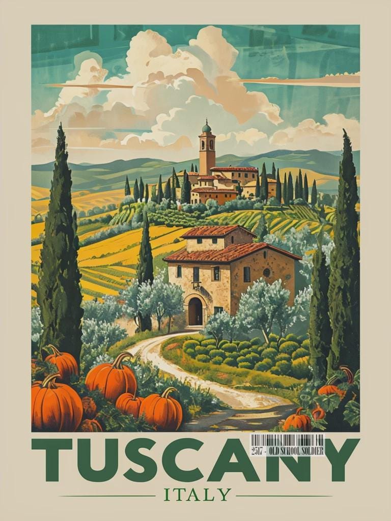 Italian Scenic Landscapes – A3 A4 A5 Travel City Posters - Etsy