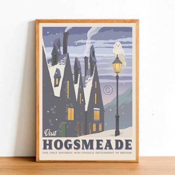 Hogsmeade Poster - Etsy