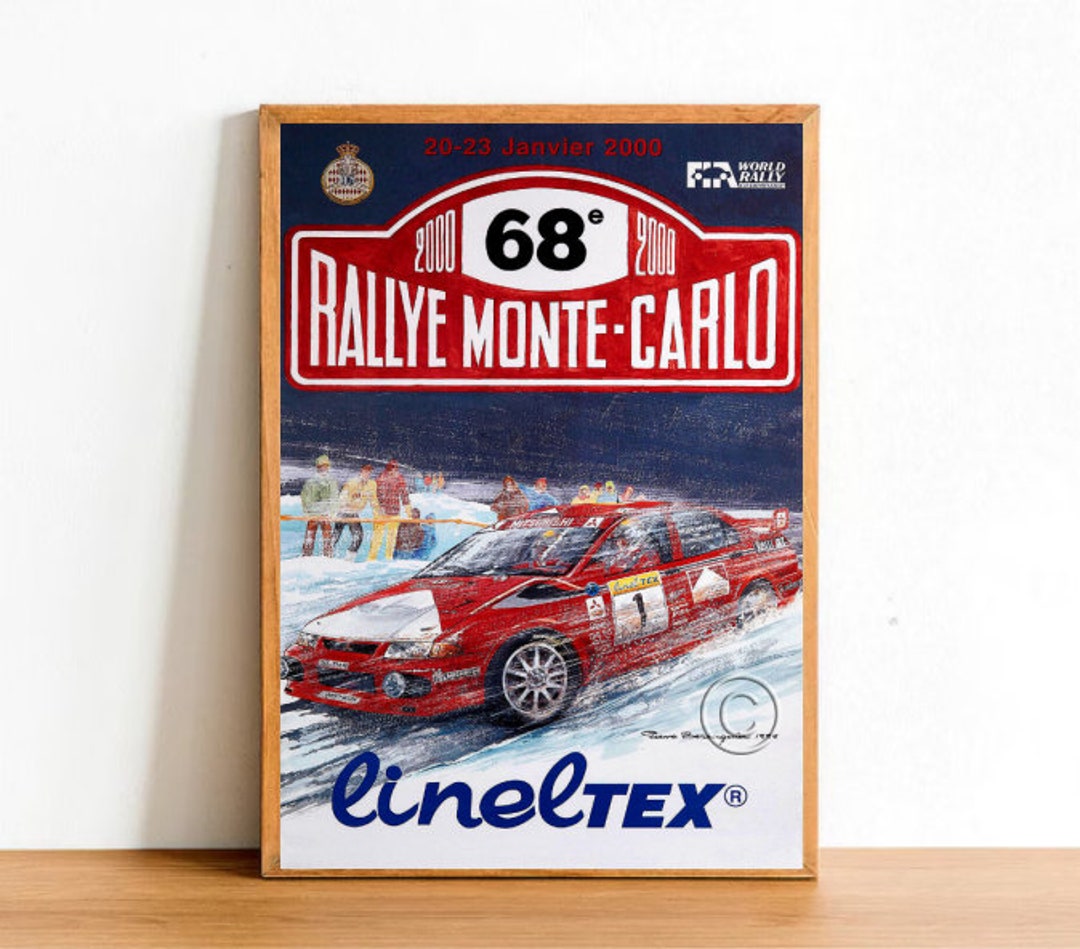 Retro Car Race Advertisement Poster Print, Vintage Automobile Machine ...