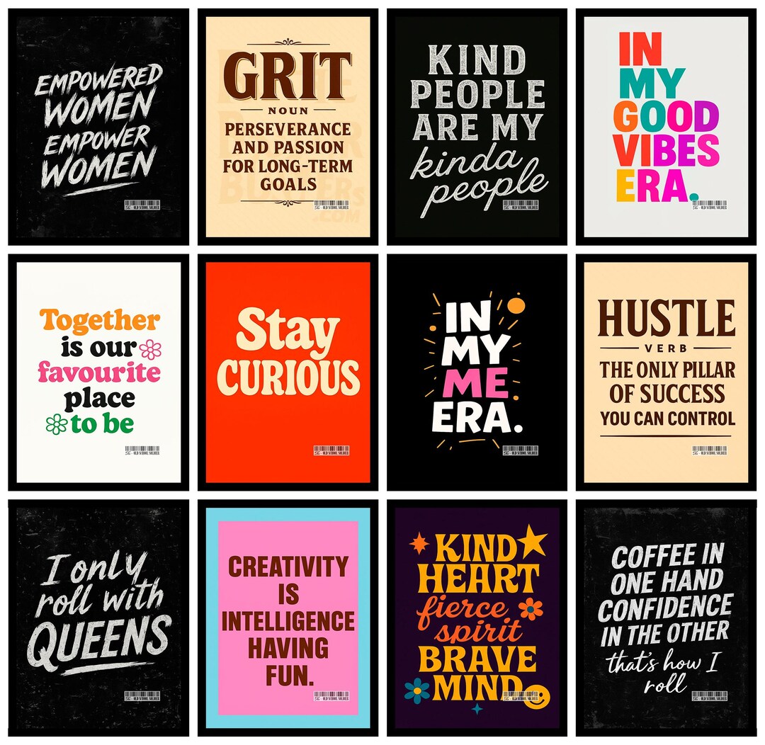 Empower Your Spirit and Mind – A3 A4 A5 Motivation Posters - Etsy